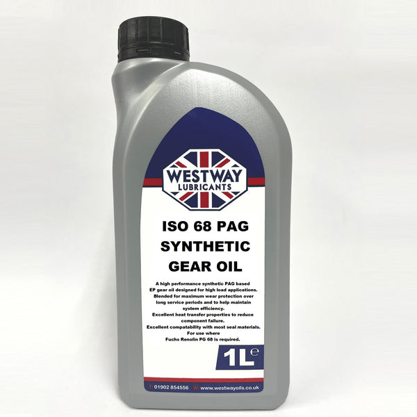 Synthetic Industrial Gear Oil 68 PAG – Westway Oils