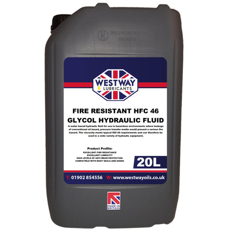 Fire Resistant Hydraulic Fluid HFC 46 Water Glycol – Westway Oils