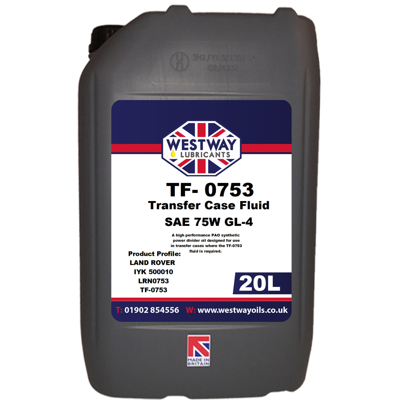TF0753 Transfer Case Fluid - LRN0753 - IYK 500010 – Westway Oils