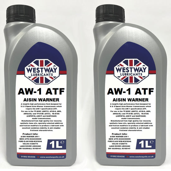 AW-1 ATF Synthetic Transmission Fluid – Westway Oils