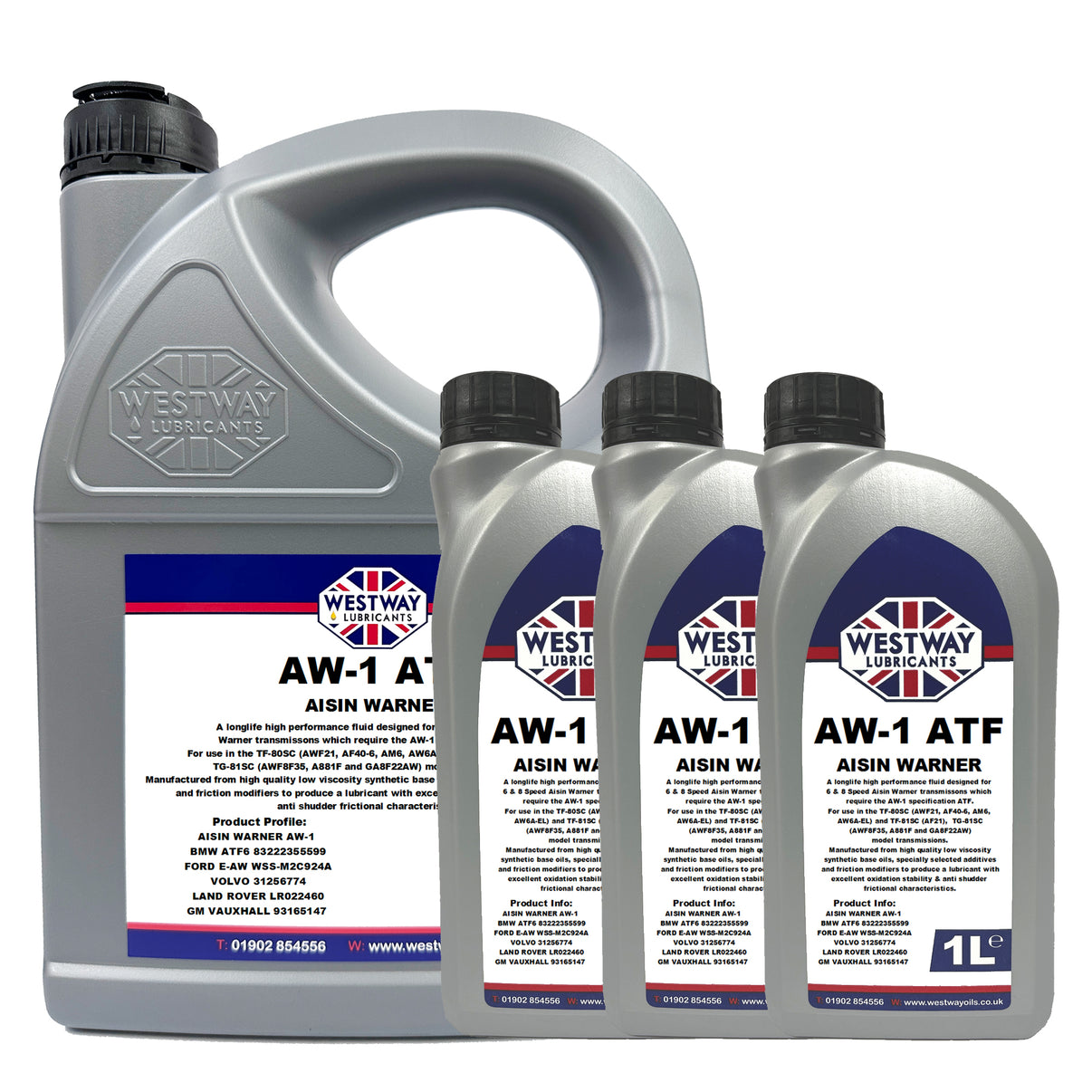 AW-1 ATF Synthetic Transmission Fluid – Westway Oils
