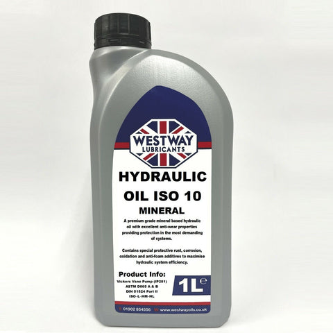 Hydraulic Oil ISO 10 – Westway Oils