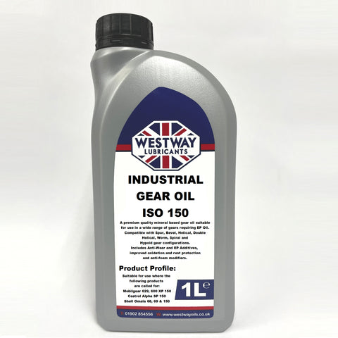 Industrial Gear Oil 150 Mineral Yellow Metal Safe – Westway Oils