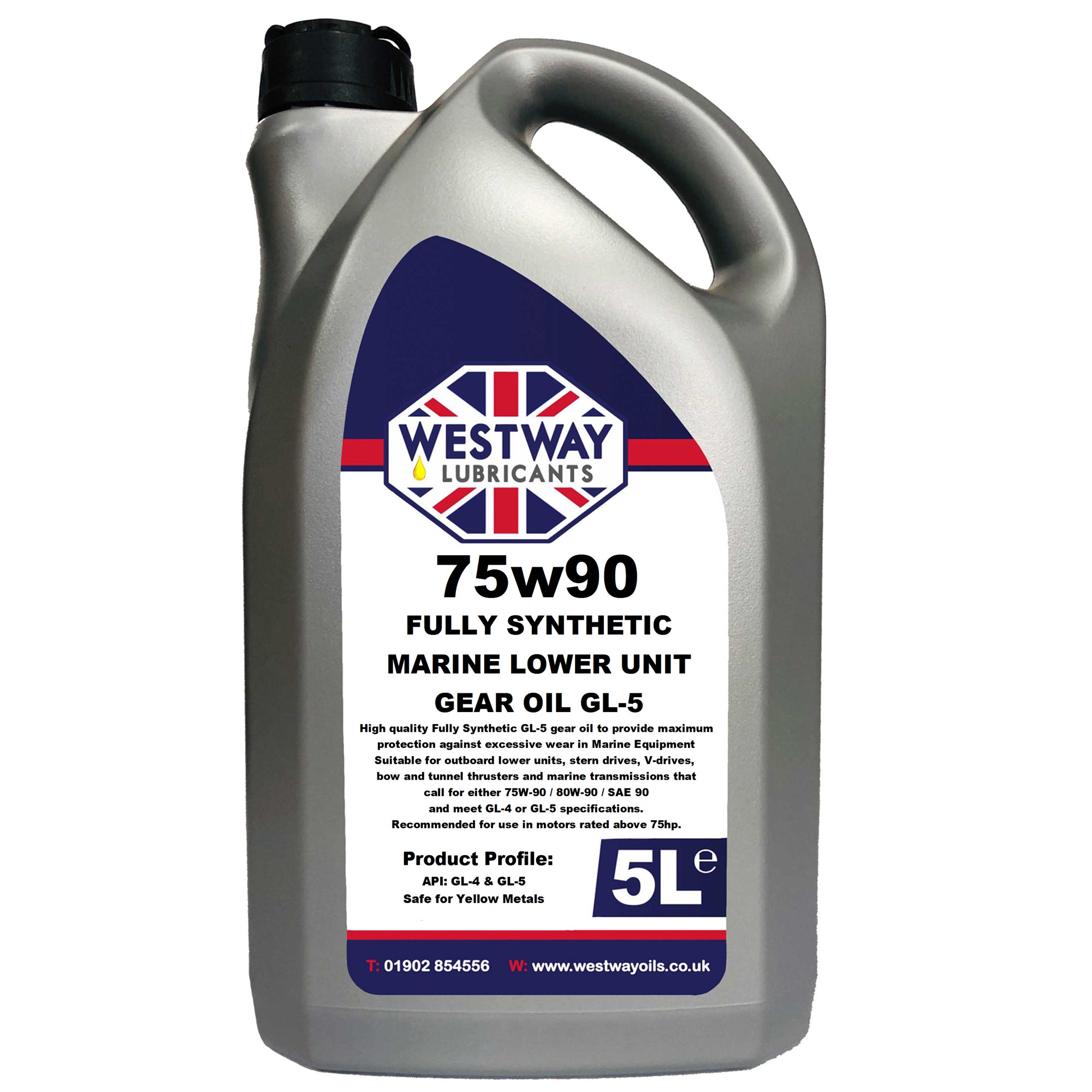 75w90 SAE 90 High Performance Fully Synthetic Marine Gear Oil