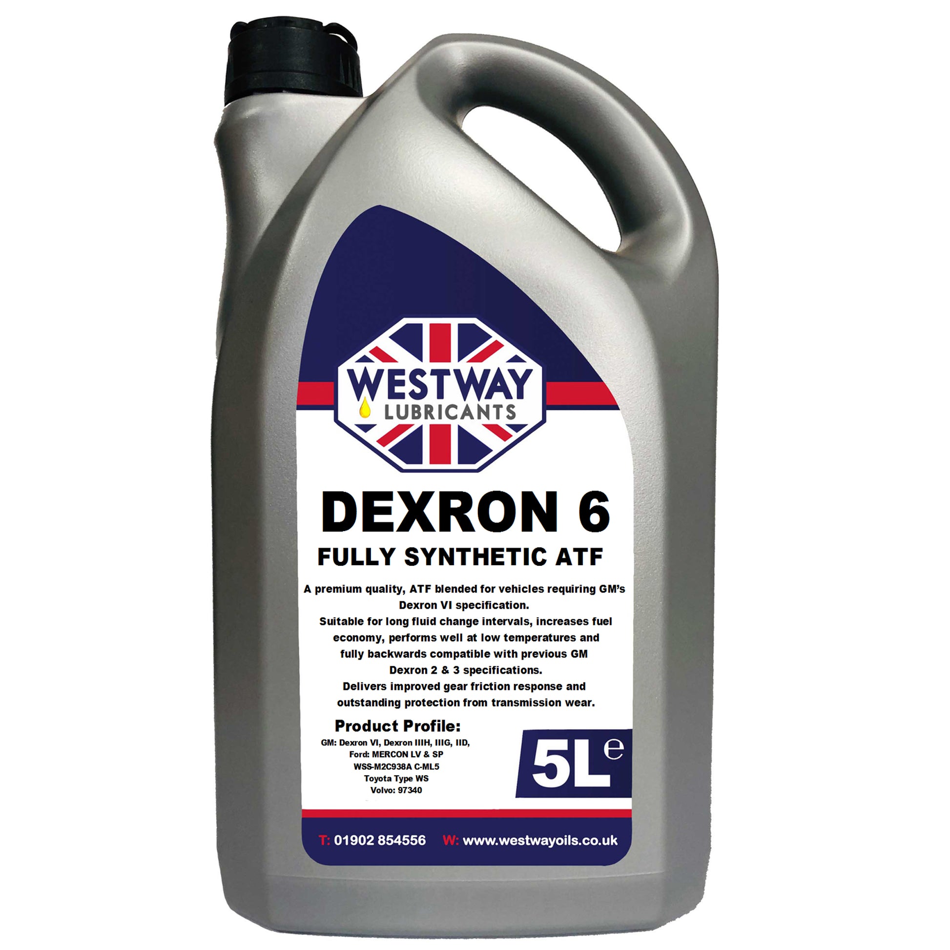 ATF Dexron 6 Fully Synthetic Automatic Transmission Fluid – Westway Oils